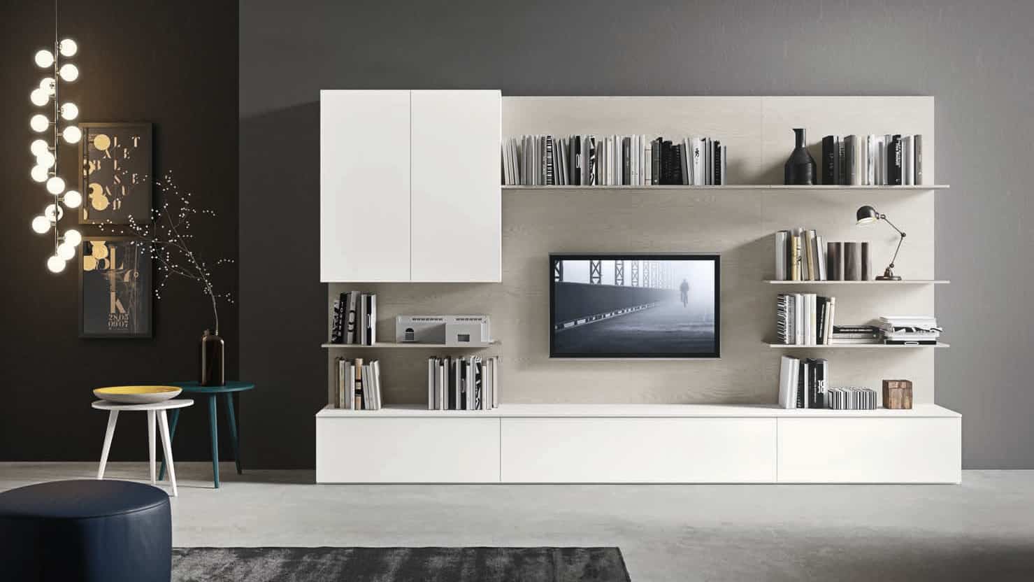 Meuble TV mural | Salon | Optimal Annecy